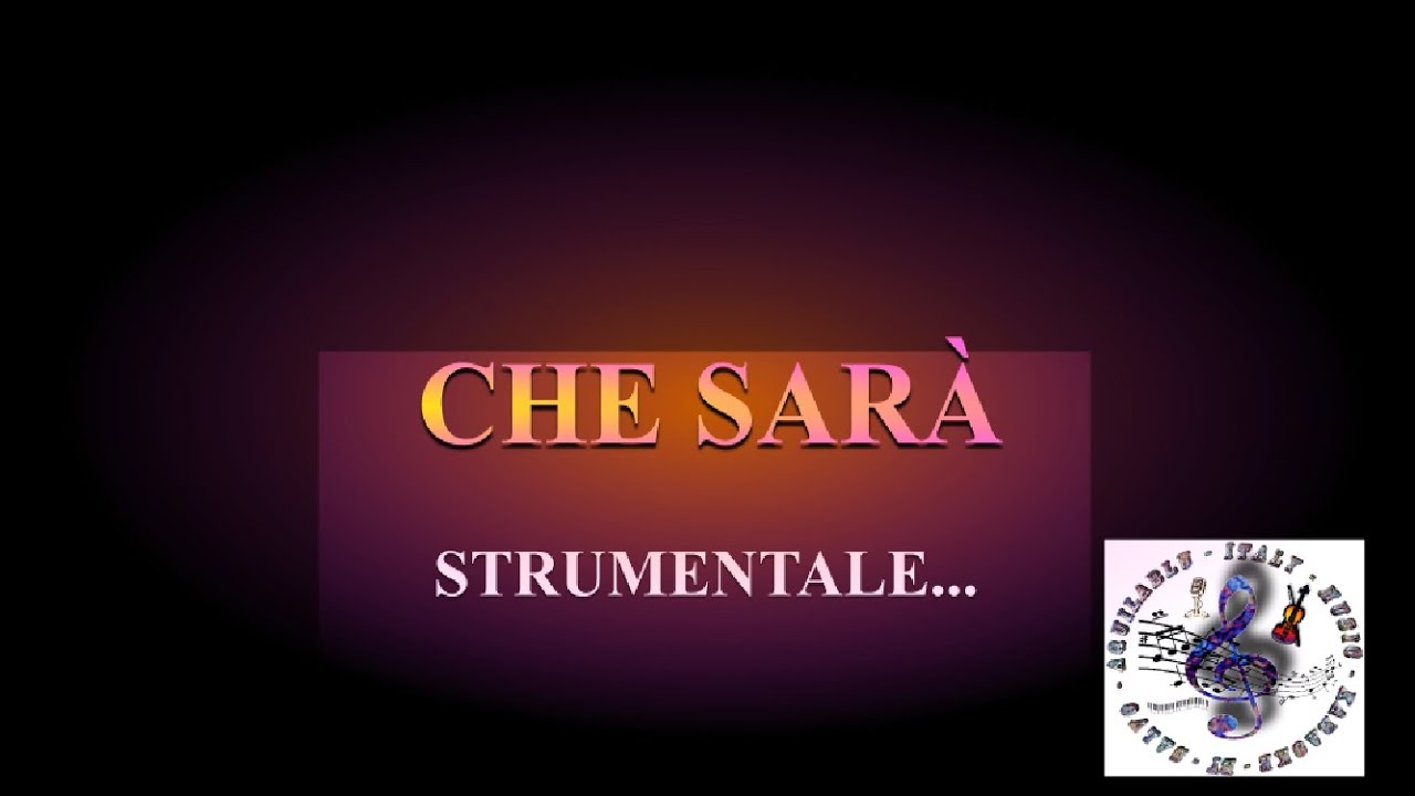 Karaoke - JOSE' FELICIANO - CHE SARA' +2 semitoni ...