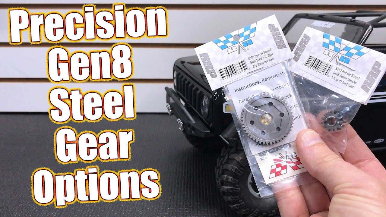 Toughen Up Your Transmission! Robinson Racing Redcat Gen8 Steel Spur ...