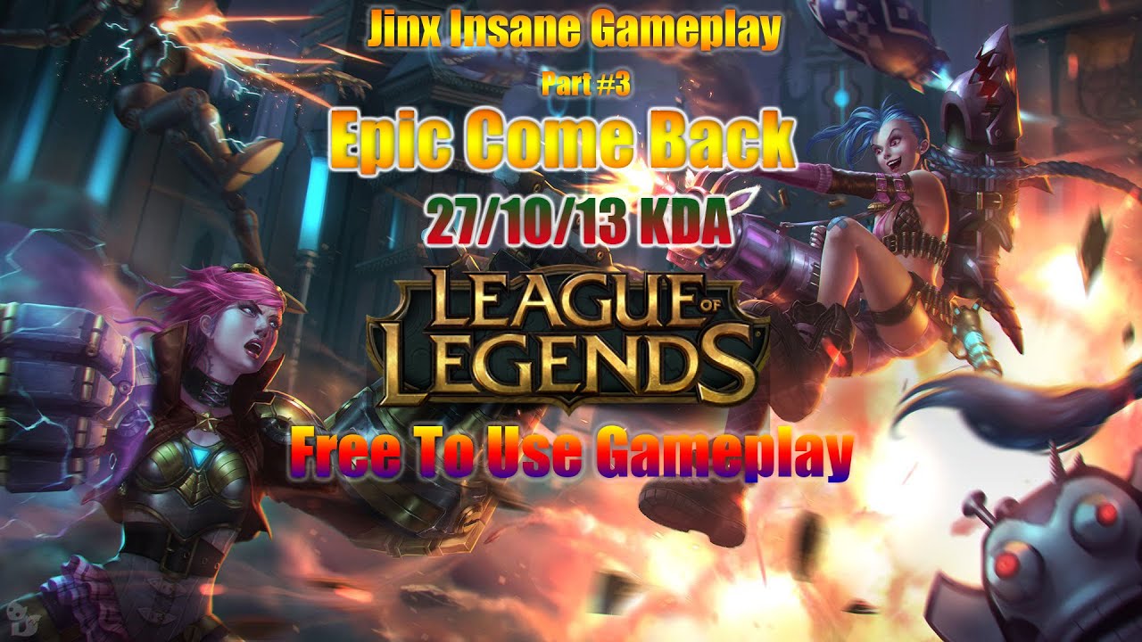 Best ADC Jinx Gameplay Part #3 | No Copyright Gameplay | League of ...
