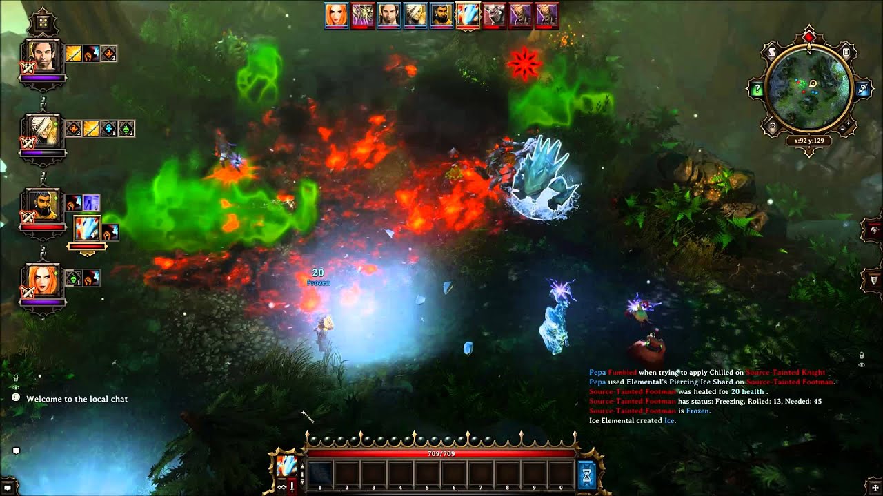 Divinity Original Sin - Source Tainted Knight FIGHT - Phantom Forest ...