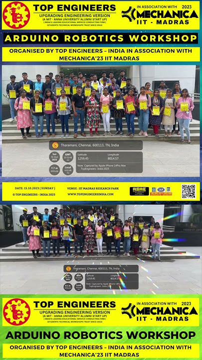ARDUINO ROBOTICS WORKSHOP | TOP ENGINEERS | 15.10.23 - YouTube