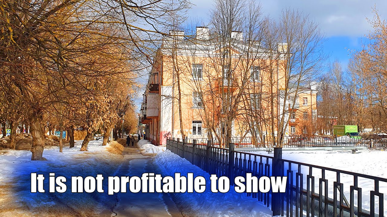 A Walk through Typical Yards of a Small Russian Town - YouTube