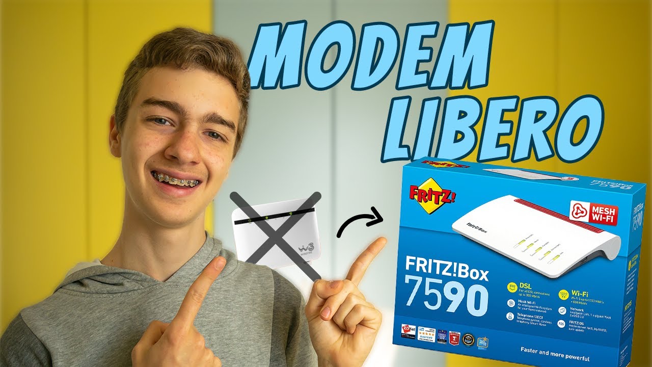 MODEM LIBERO - Guida completa alla sostituzione del router dell'operatore - YouTube