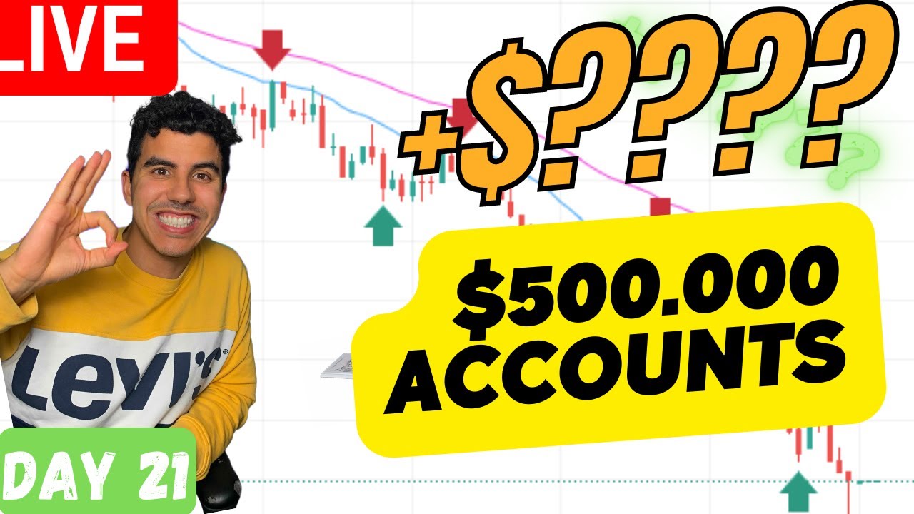 +$5000 CHALLENGE 10 accounts $50.000 Apex Funder Accounts - DAY 21 #livetrading - YouTube