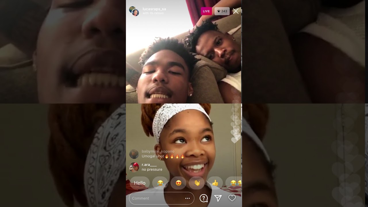 Lucasraps live with the next best female rapper - YouTube