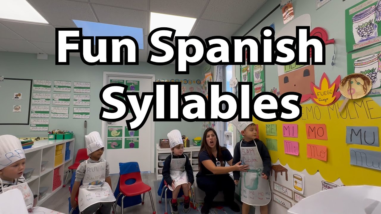 🌟 Fun Spanish Syllables for 4-5 year old Junior K: Learn & Play! 🎈📚 ...