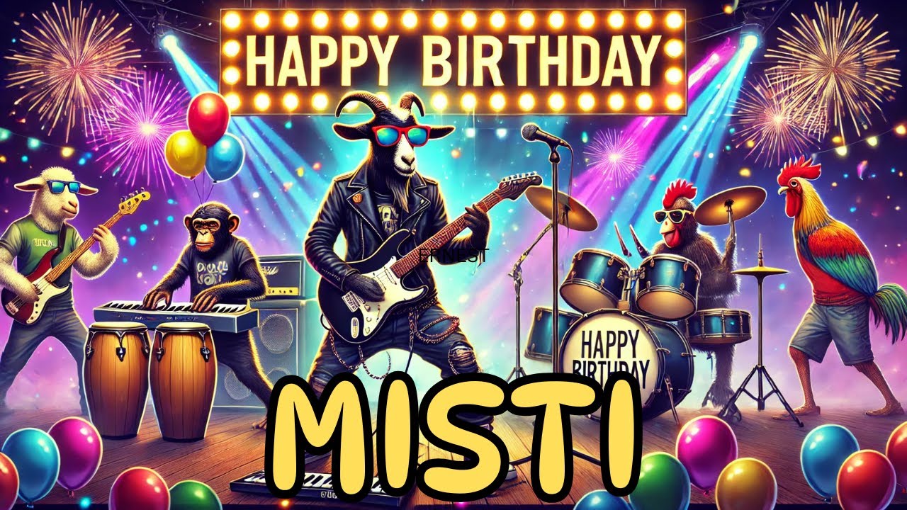 Happy Birthday Misti - YouTube