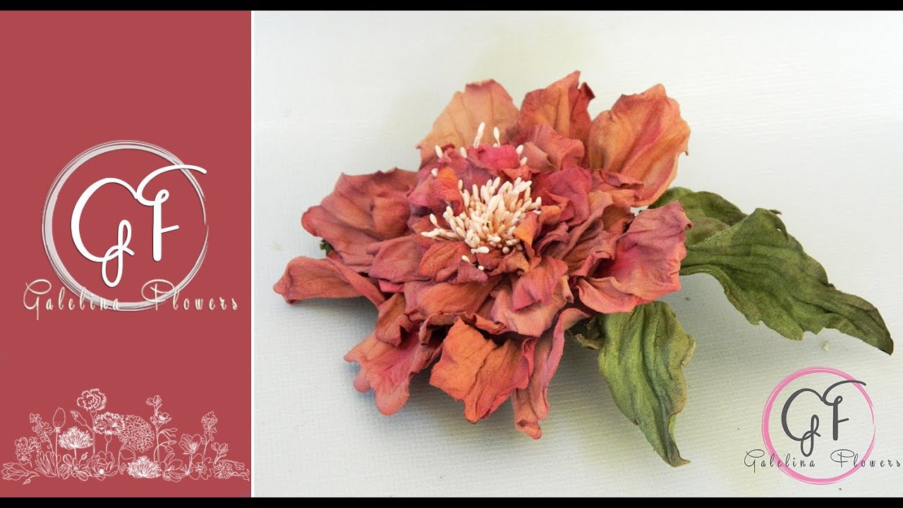 Introducing a New Technique of Making Flowers from Suede - YouTube