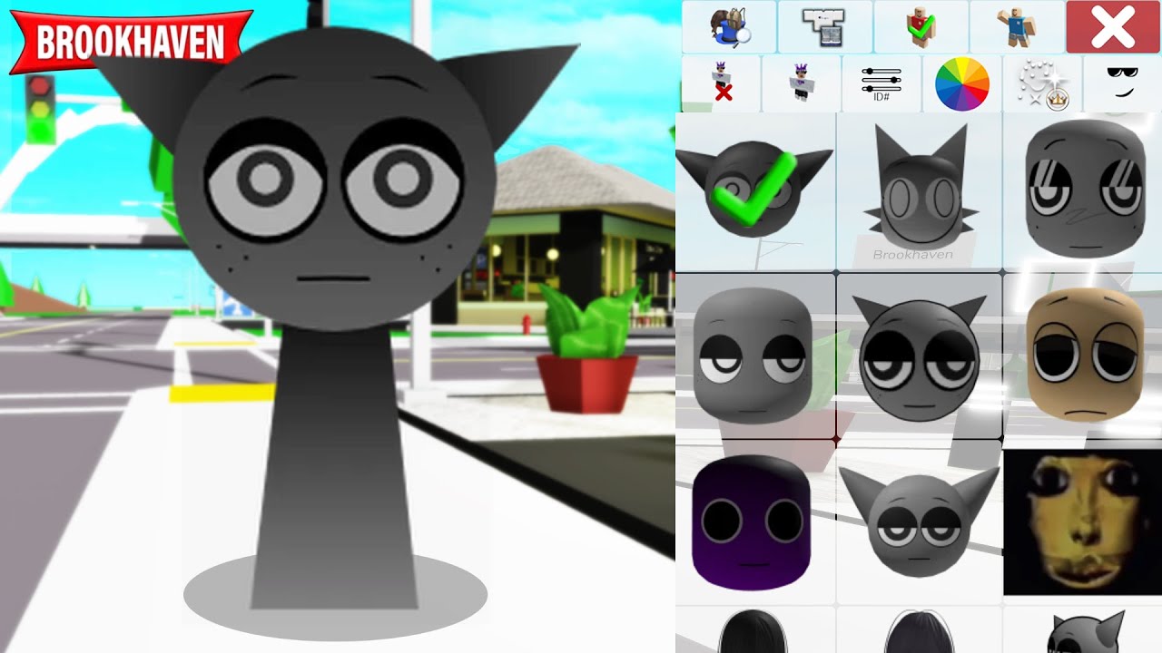 How to Make SPRUNKI HORROR GRAY in Brookhaven - YouTube