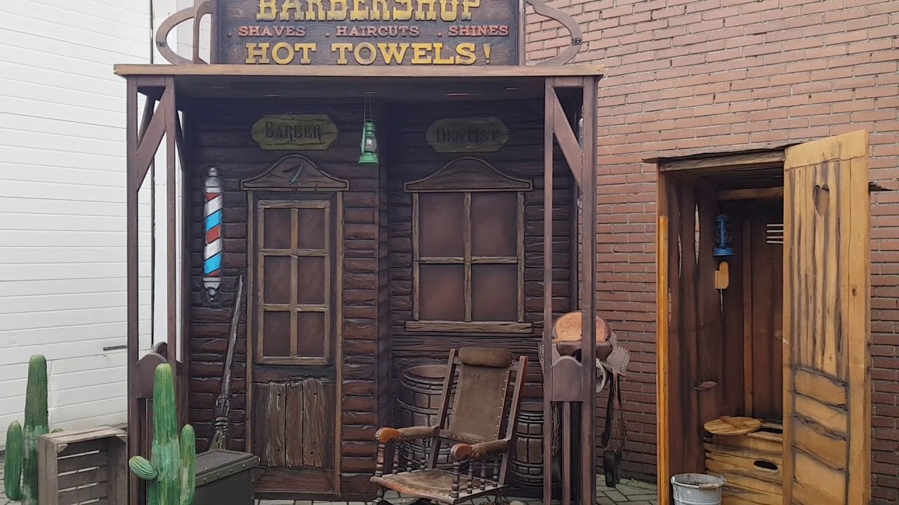 westernparty decoraties barber old west decorations barbier country en ...