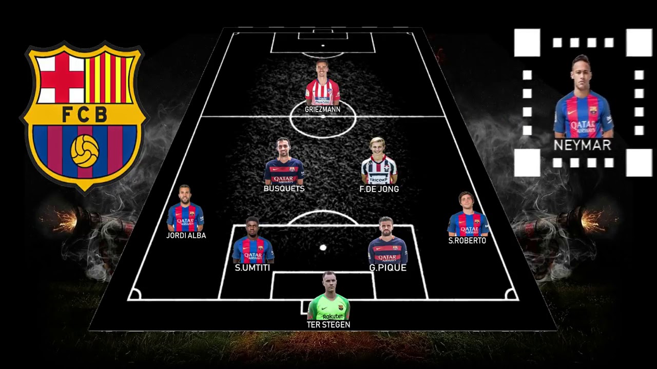 Barcelona Starting Line Up 2020! برششلووووونة تشكيلة الموسم الجديد ...