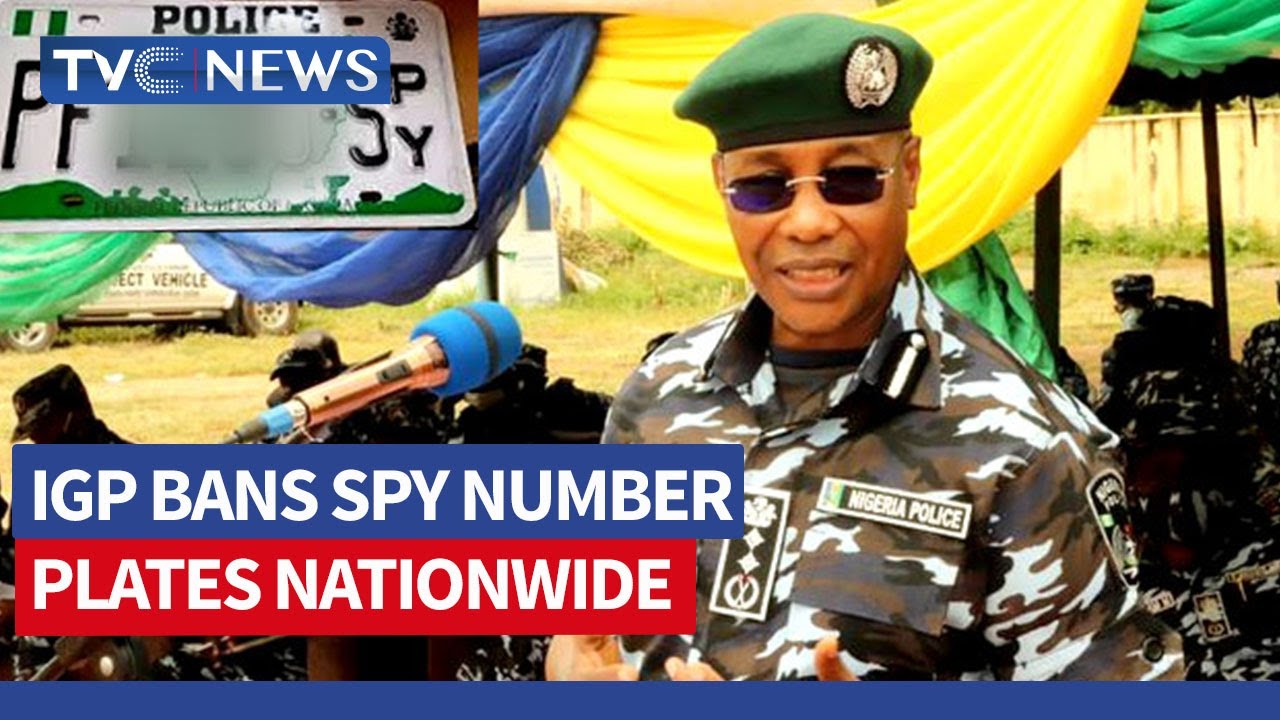 IGP Bans Use of Spy Number Plates Nationwide - YouTube