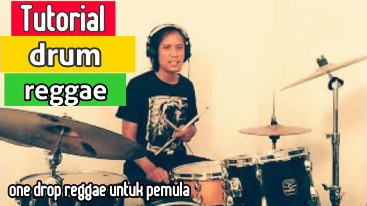 Tutorial drum reggae - tutorial belajar drum reggae pemula #drumreggae - YouTube