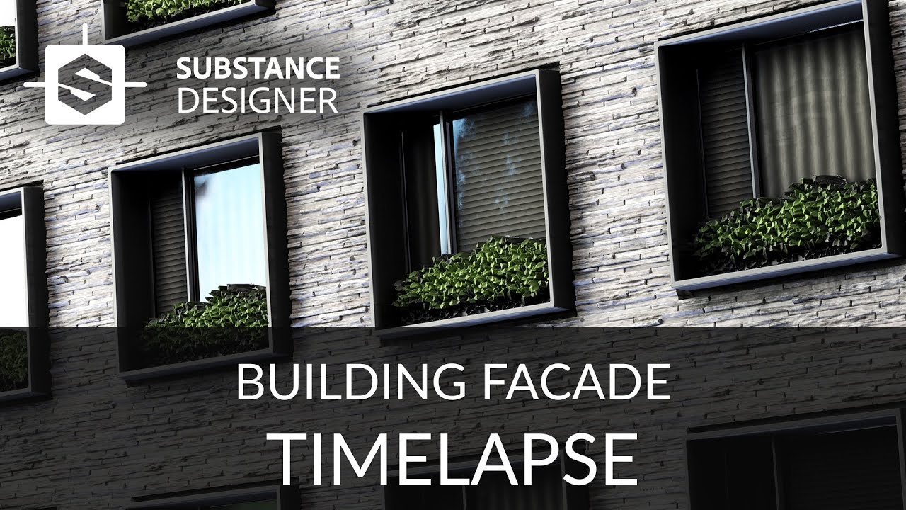 Substance Designer - Building Facade - YouTube