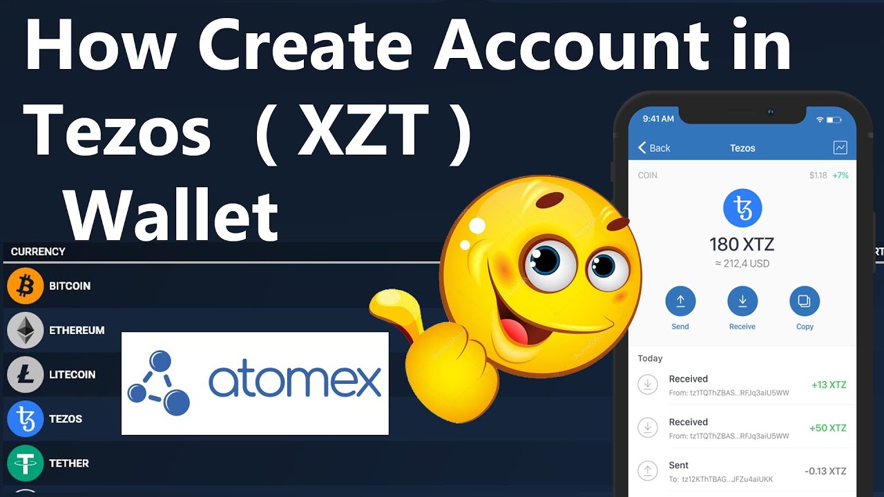 How Create Account in Tezos ( XZT ) Wallet | Crypto Wallets Info - YouTube