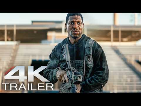 RUN HIDE FIGHT: Infidels Official Trailer (2026) Jonathan Majors Action Movie | 4K UHD