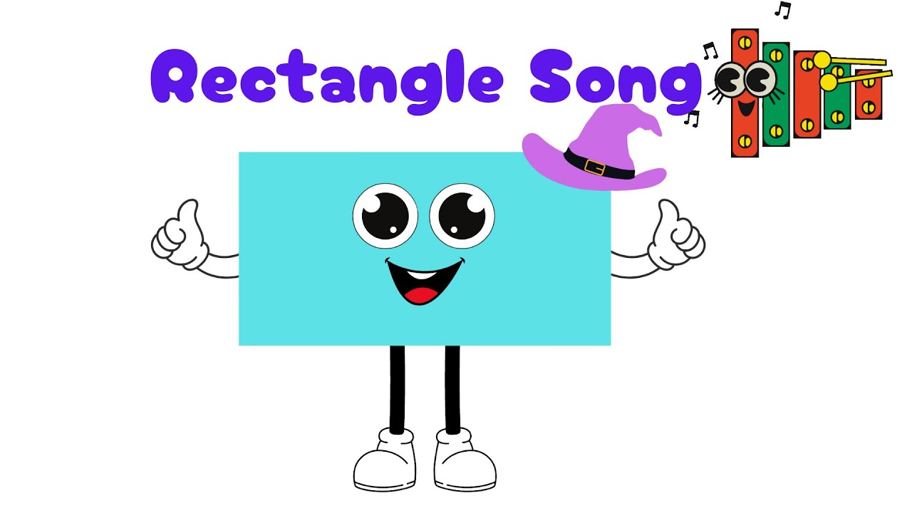 Rectangle Song | Learn Shapes song for kids | Rectangle Song For Kids ...