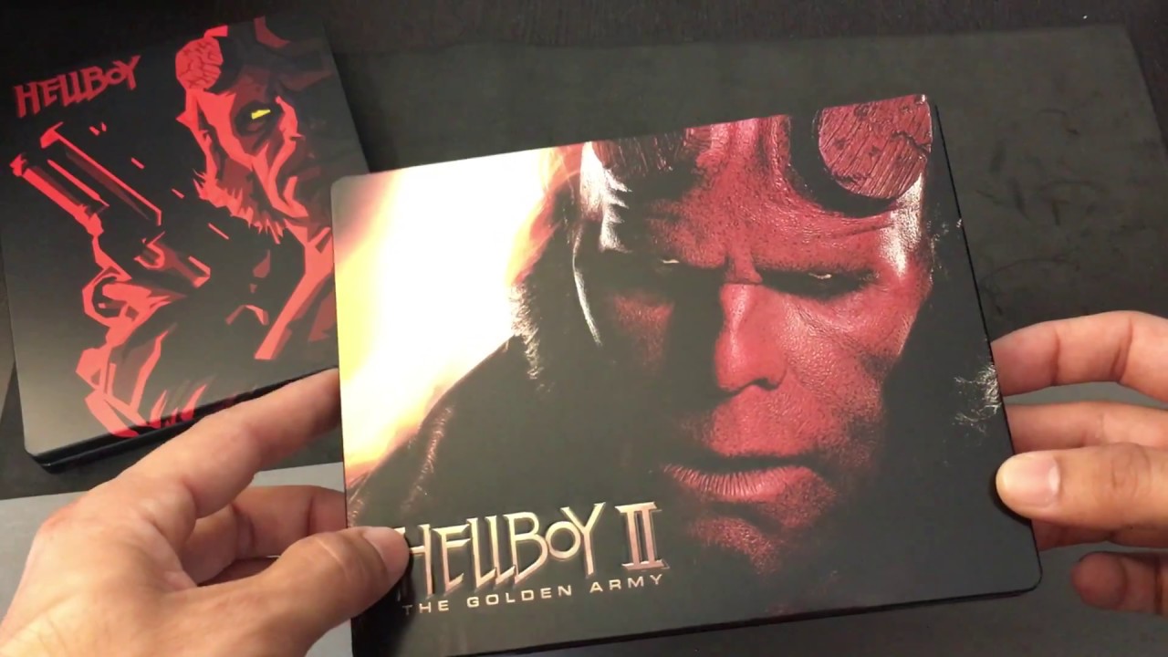 HELLBOY II THE GOLDEN ARMY [ZAVVI] STEELBOOK BLU RAY REVIEW - YouTube