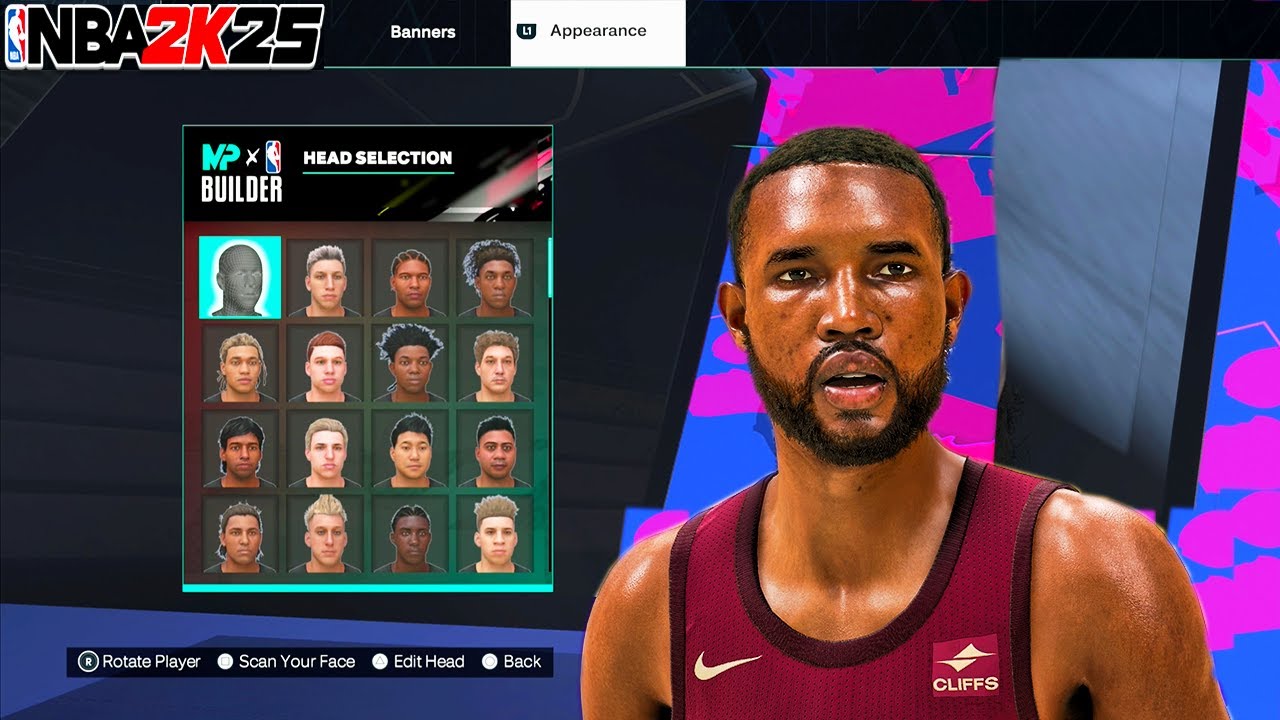 Best Evan Mobley Face Creation NBA 2K25 - YouTube