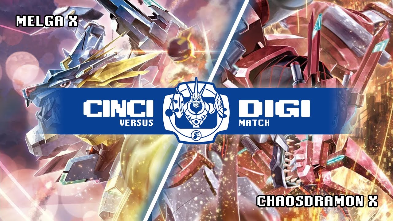 Digimon Card Game: Locals Final Round 3 | Melga X vs Chaosdramon X ...