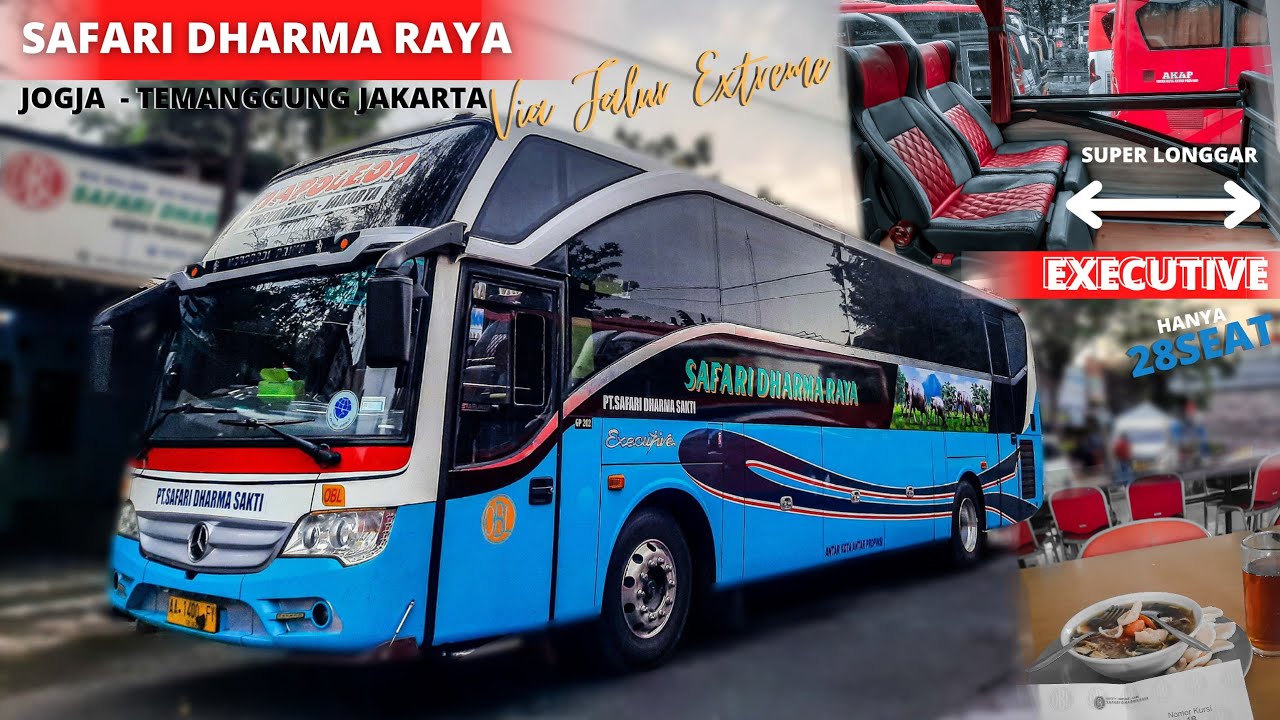 BUS ANGKATAN PAGI TERNYAMAN || YOGYA - JAKARTA SAFARI DHARMA RAYA - YouTube