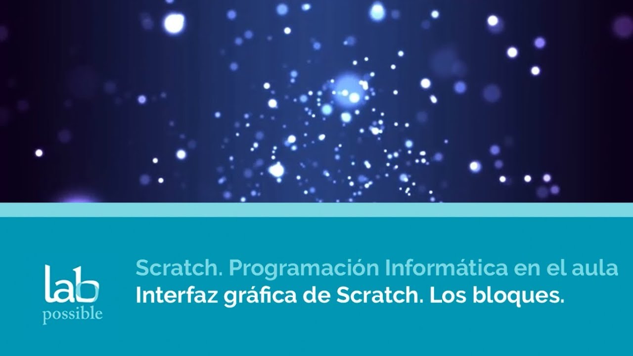 2. Interfaz gráfica de Scratch, los bloques - YouTube