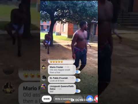 Bloods fight in stop 6 projects - YouTube