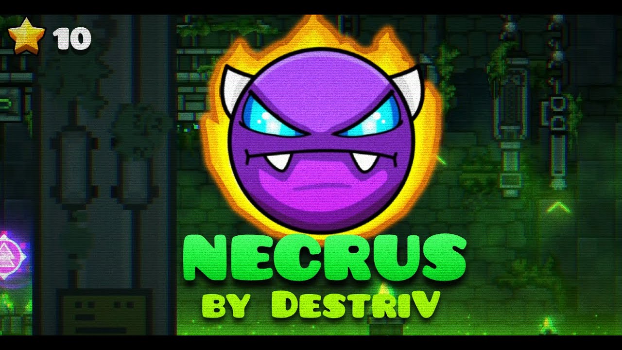 Necrus by Destriv - Geometry Dash (#2 June weekly demon) (All coins ...