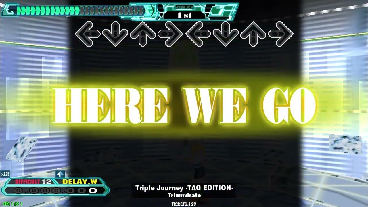 【LV12】DDR / Triple Journey -TAG- EDITION - DIFFICULT DOUBLE with handclap - YouTube