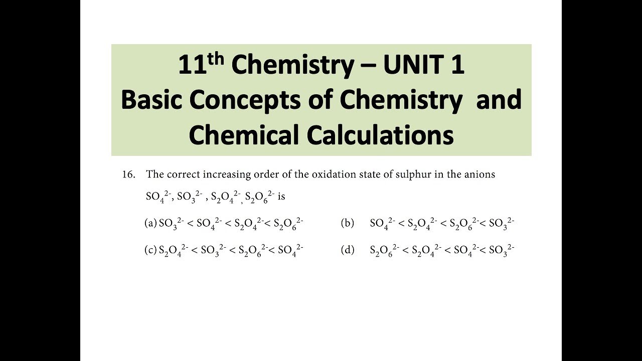 The correct increasing order of the oxidation state of sulphur in the ...