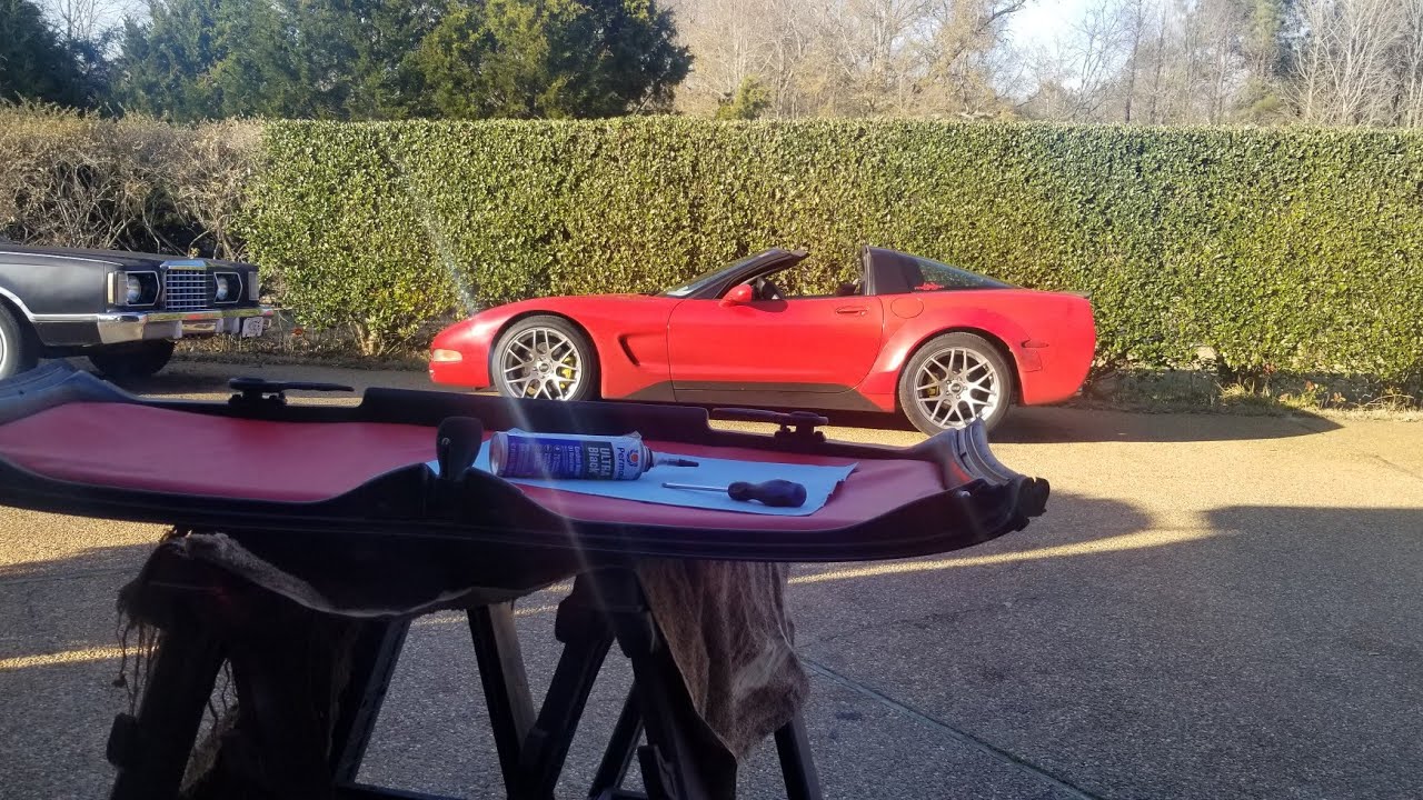 Corvette C5 Targa Top Weatherstrip Install - YouTube