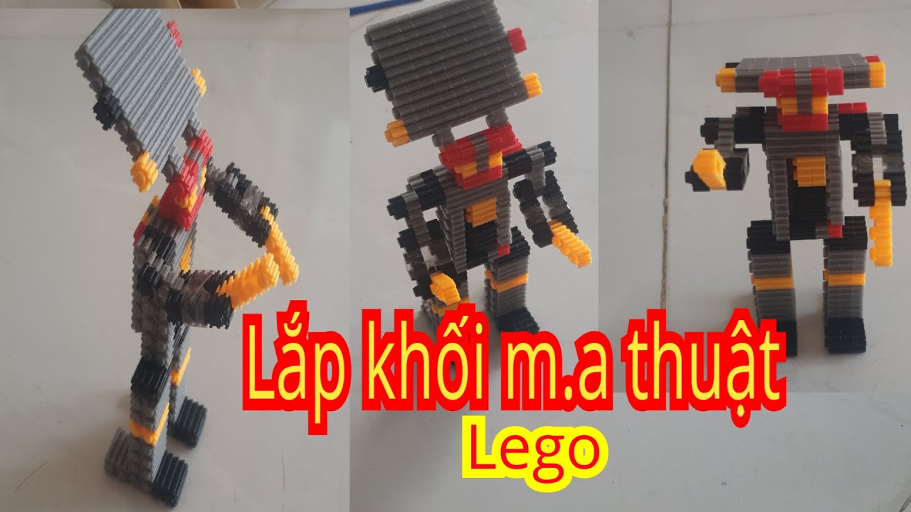 Assembling the Magic Block.Sáng tạo từ lego. Lắp khối ma thuật Siêu ...