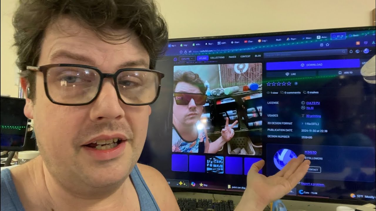 How a 3D-Printing Business Works: NEW Cults3d Store! Broken TV, So Many ...