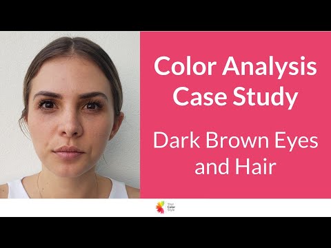 Color Analysis: Dark Brown Eyes and Hair - YouTube