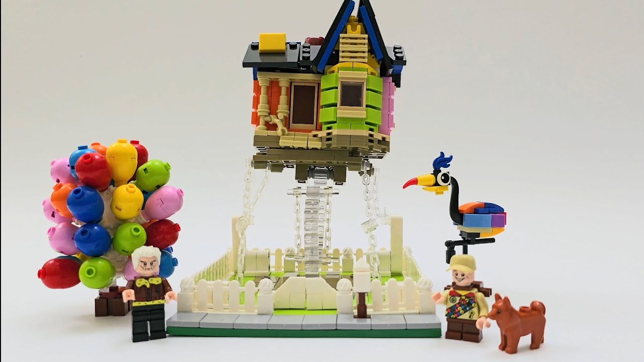 Building a LEGO style Balloon House, but in Real Life! - YouTube