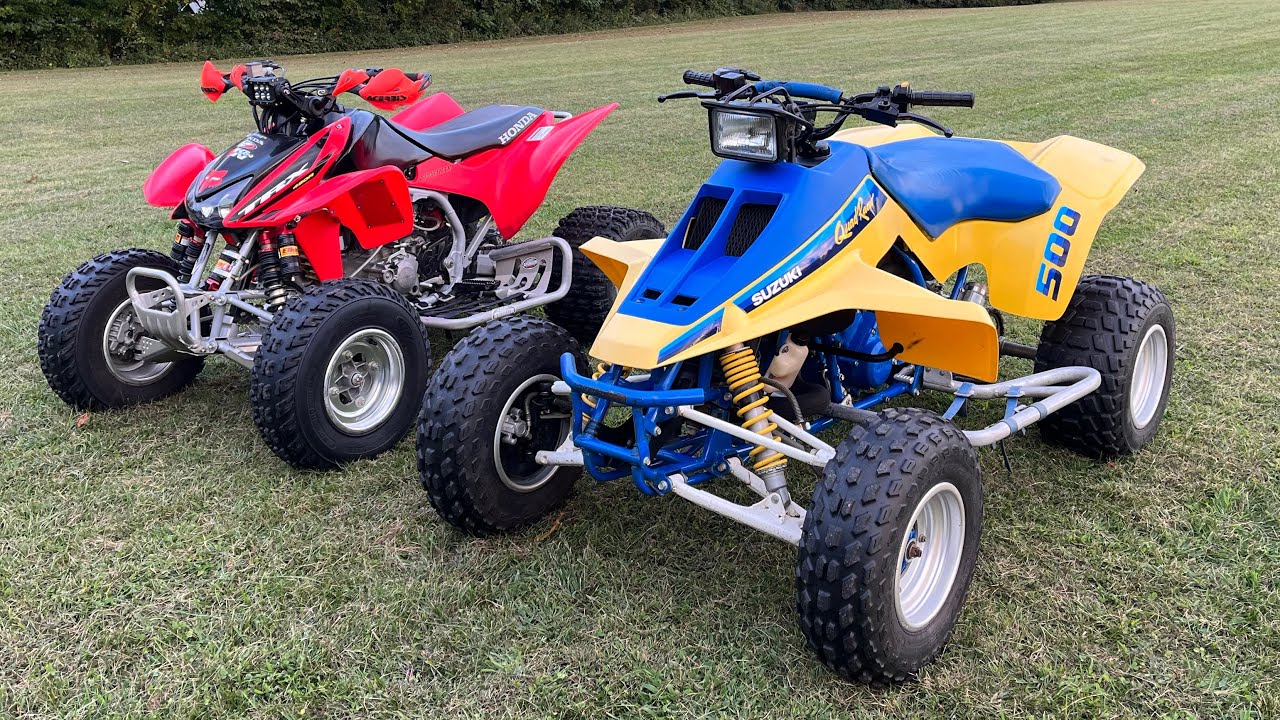 Quadzilla 500 vs Honda 450R - YouTube