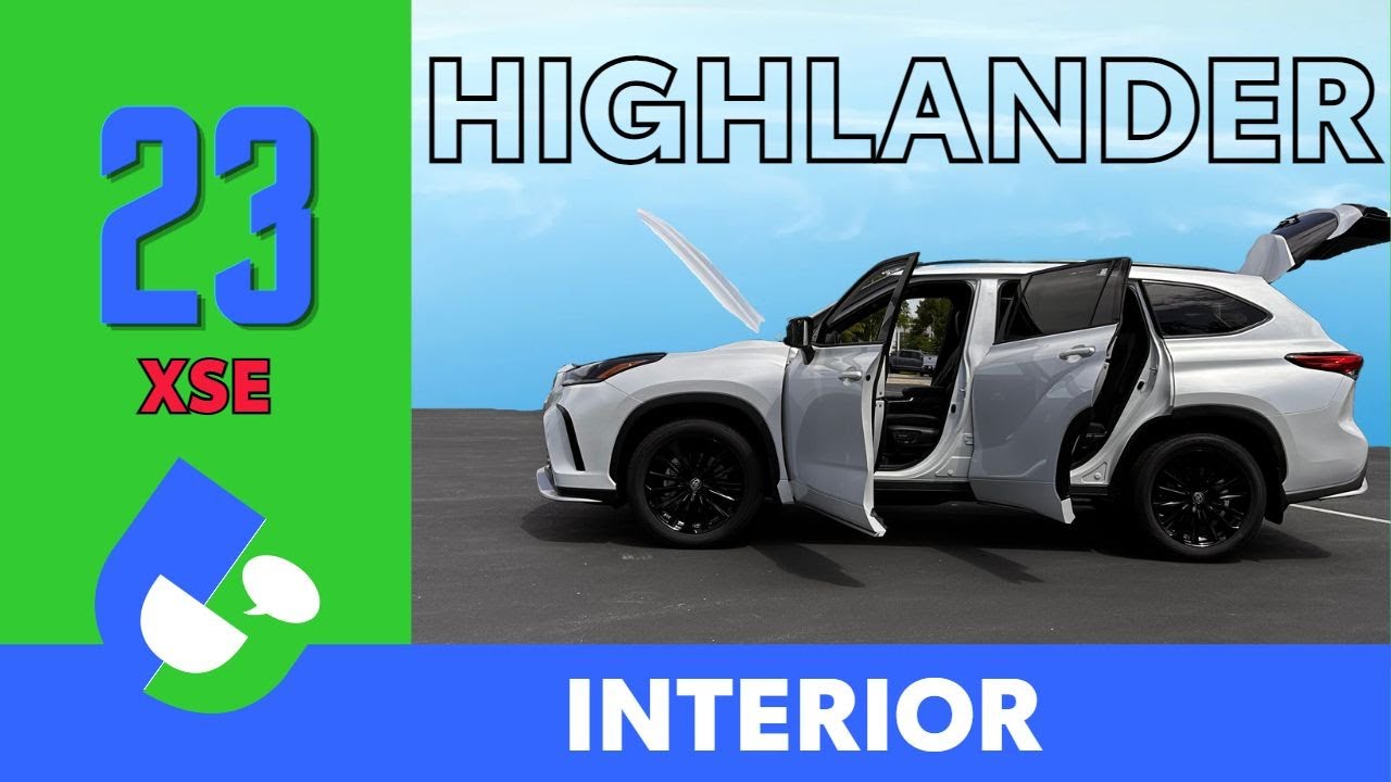 2023 Highlander XSE Interior Review by Toyota - YouTube
