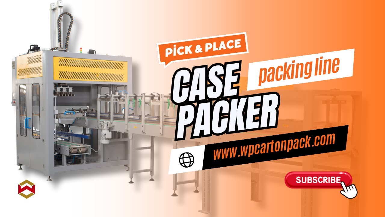 WIN-WIN PACK Pick & Place Case Packer| Integration with Carton Erector ...