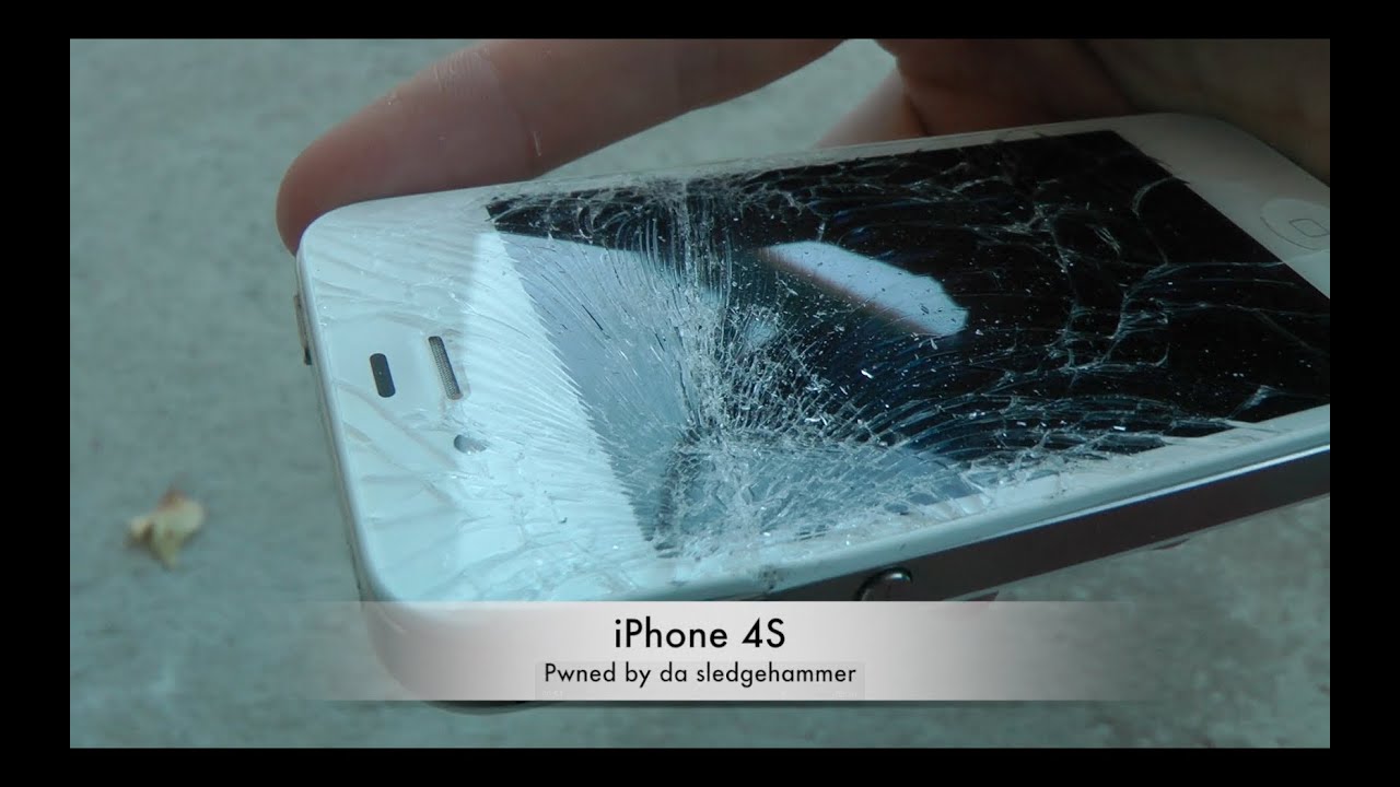 iPhone 4S - Hammer Drop Test - YouTube