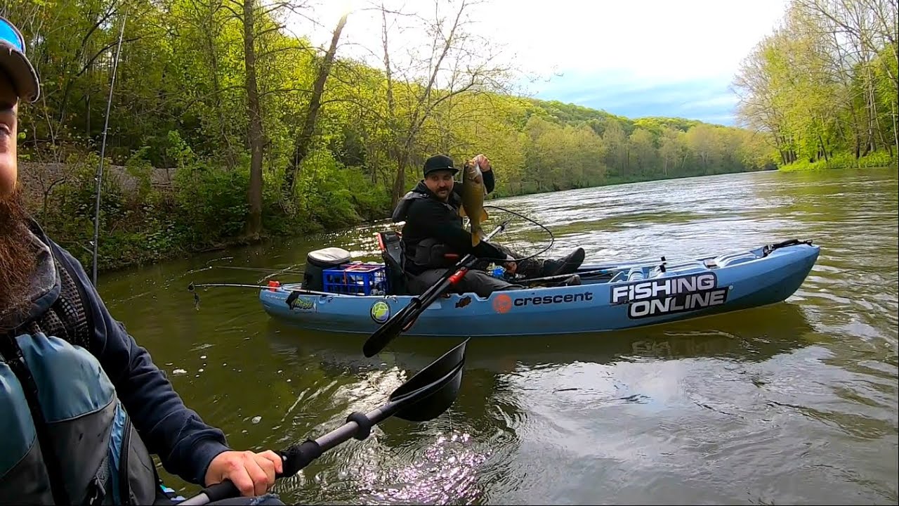 MUSKIE ENCOUNTER! | Youghiogheny river speed run? | #kayakfishing #pa # ...
