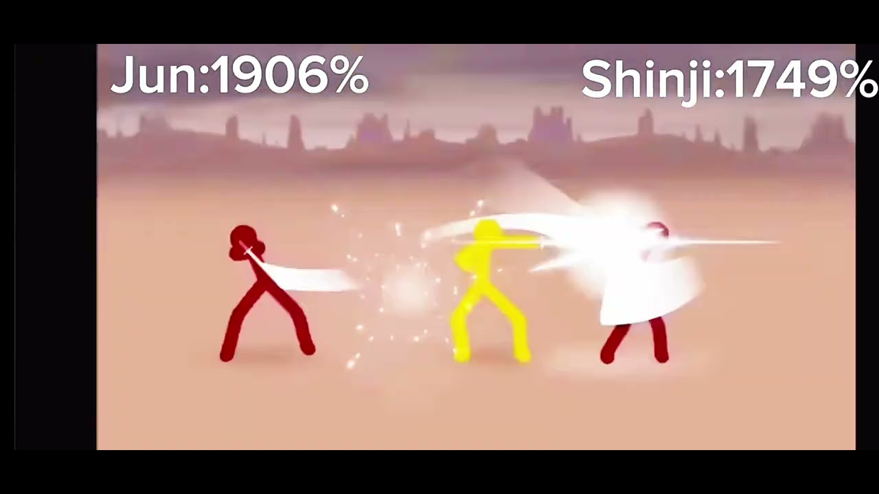 [COMBAT GODS JUN VS SHINJI WITH HEATHBARS] - YouTube