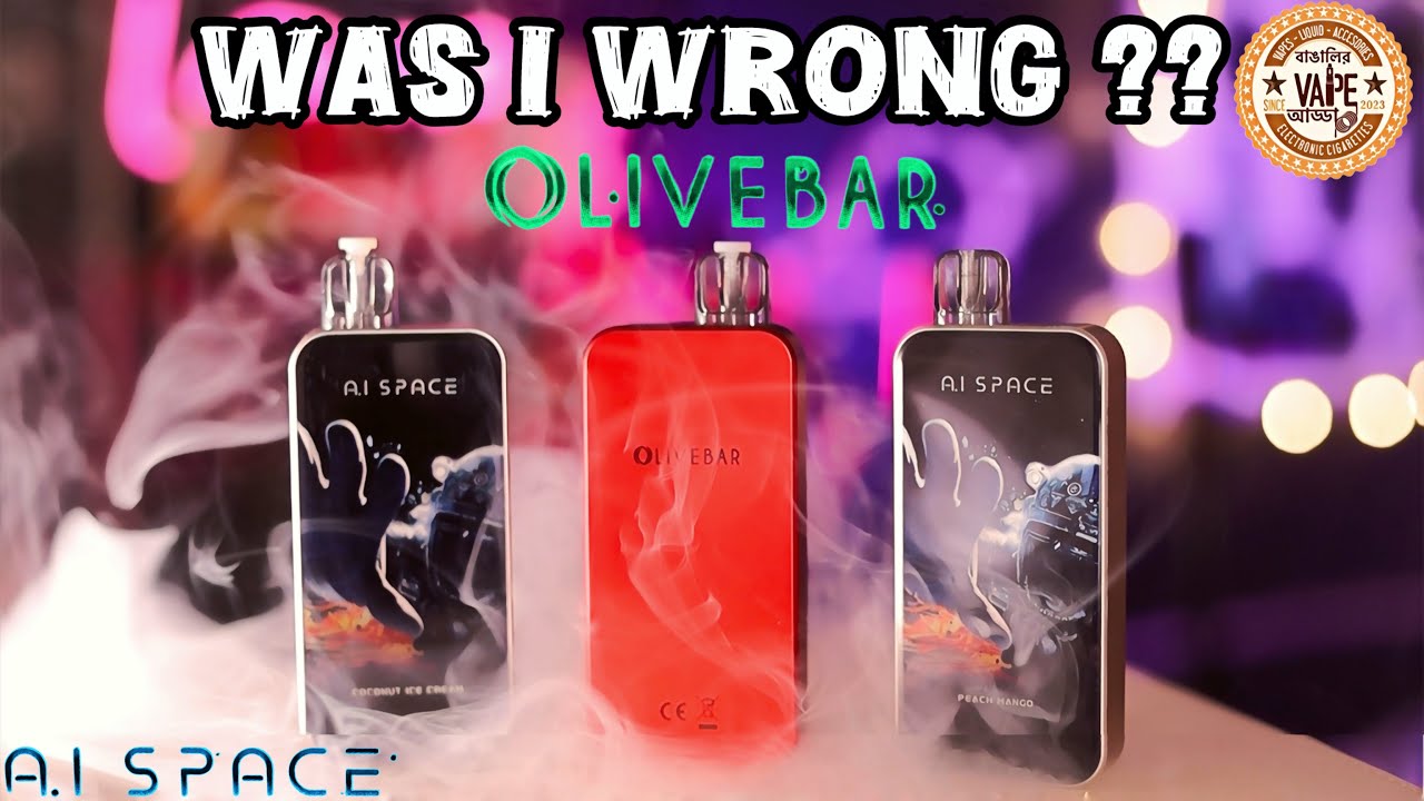 Olivebar A.I Space 18K review | Disposable | #review - YouTube