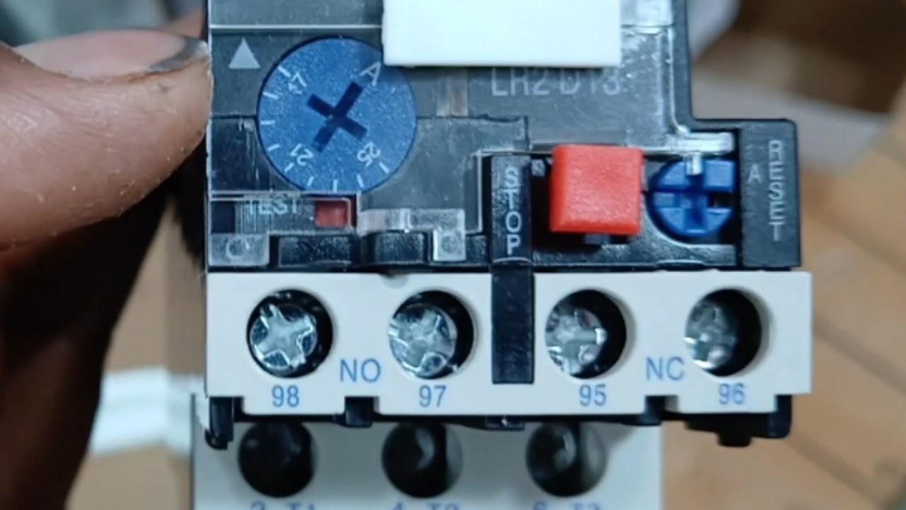 contactor terminals explanation #contactor - YouTube