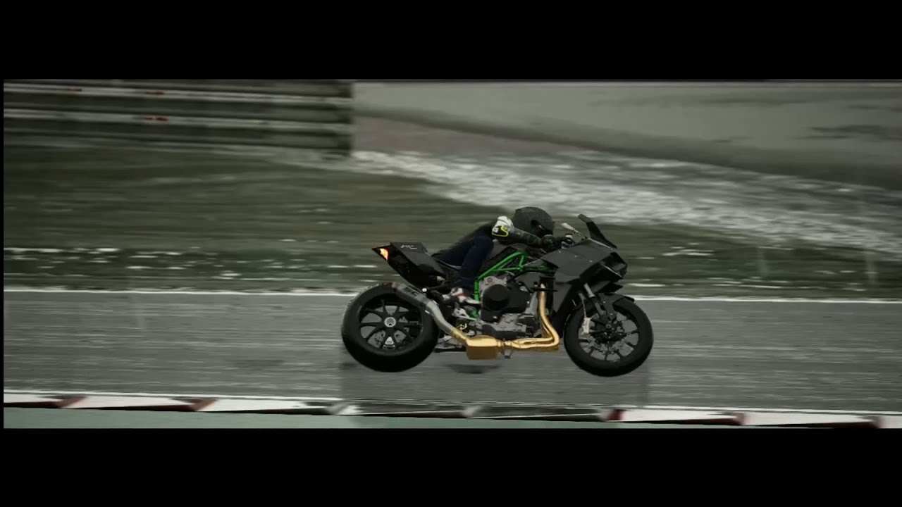Kawasaki H2R ASMR rainy night ride - Ride 4 - YouTube