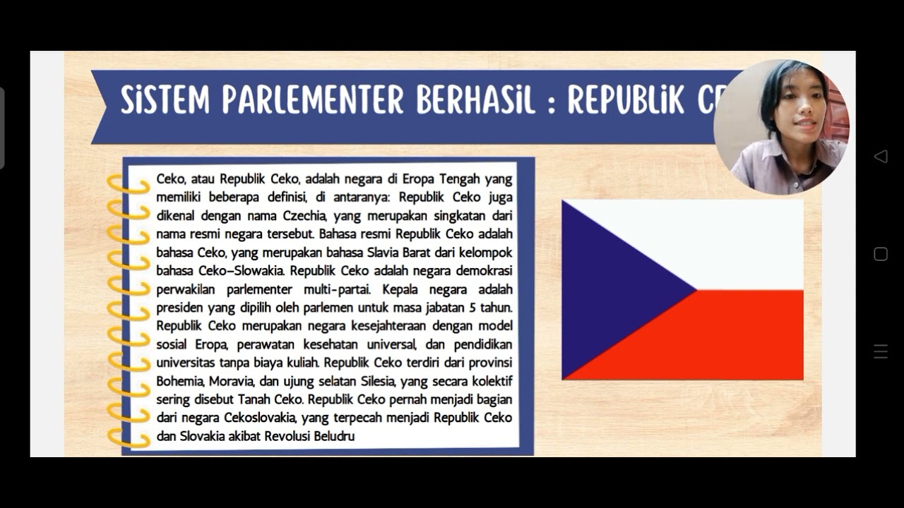 Tugas UAS Politik Representasi - Sistem Parlementer Republik Ceko dan ...