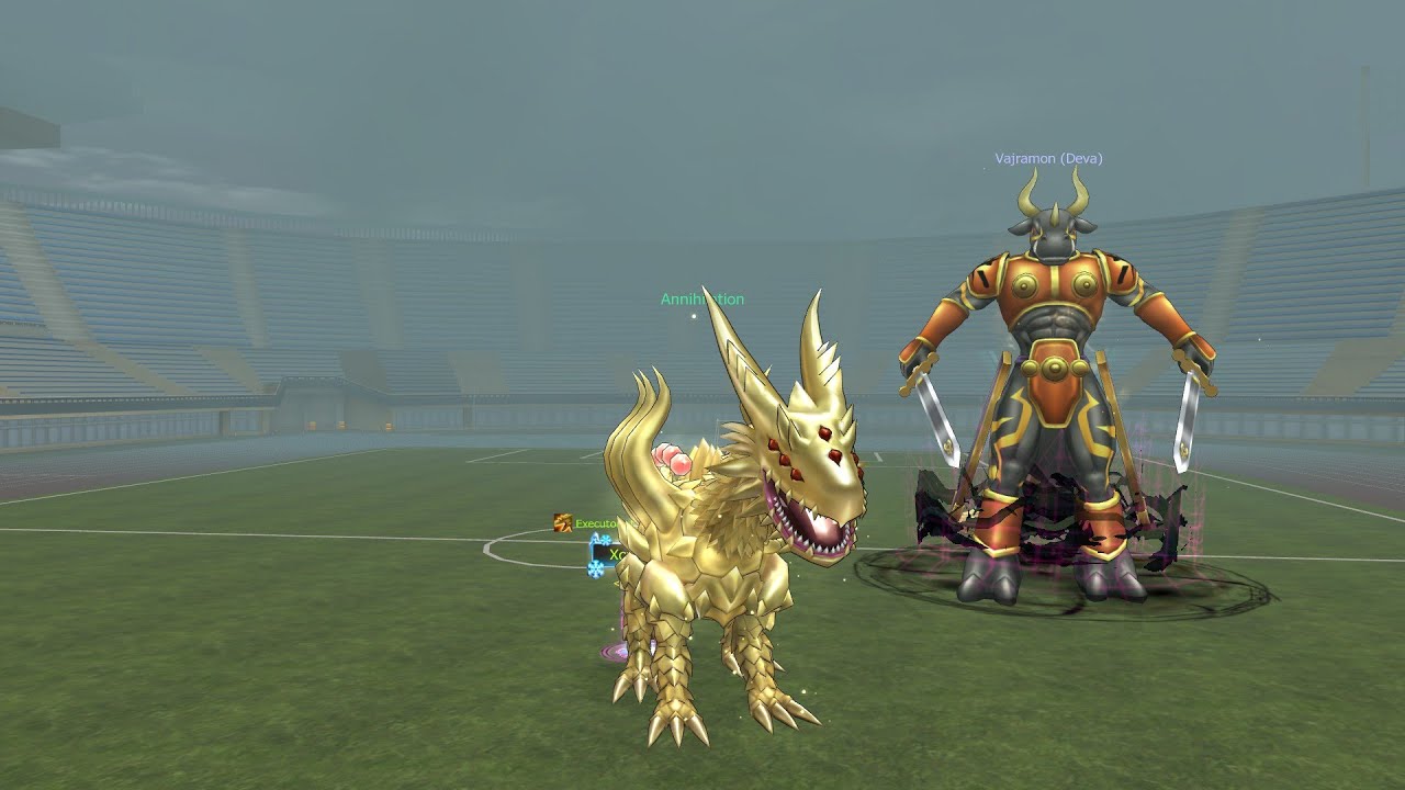 Nuking Vajramon dungeon in 15 seconds with Fanglongmon Shin (Digimon ...