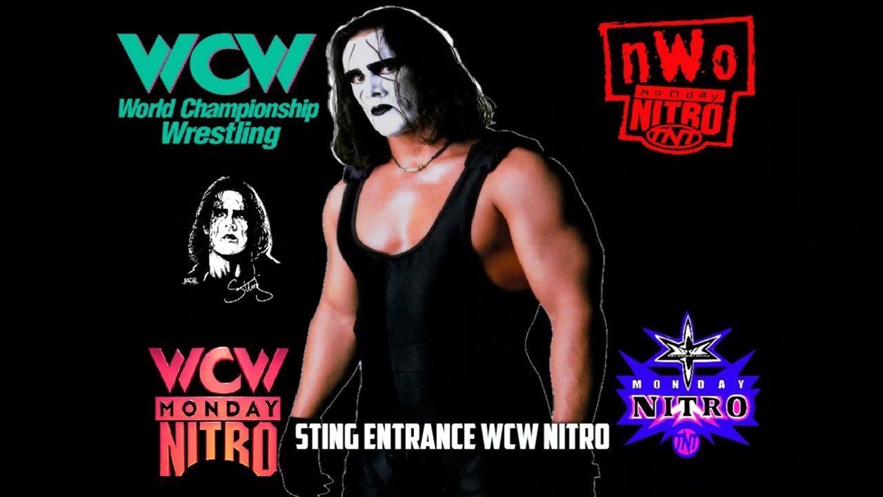 The original, the old, the living, sting entrance WCW NITRO Theme - YouTube