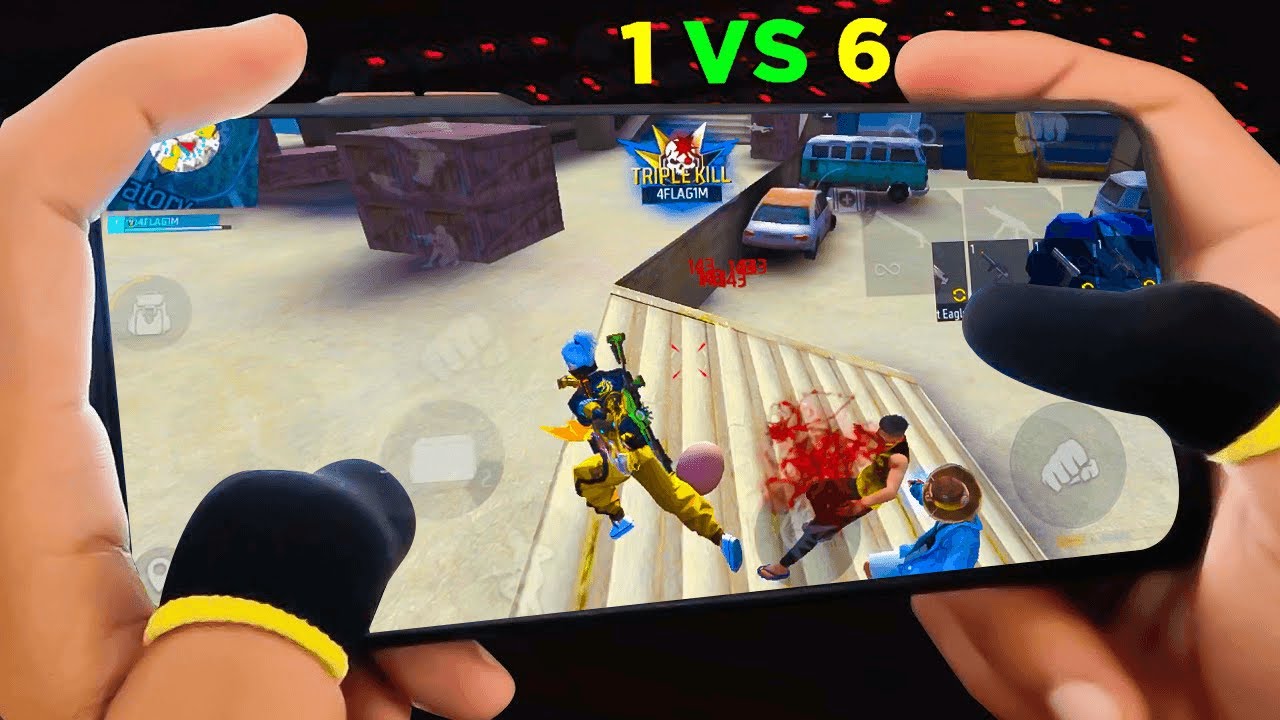 1 VS 6 + EASY HANDLE EVERY SITUATION = 4FLAG GAMER - YouTube
