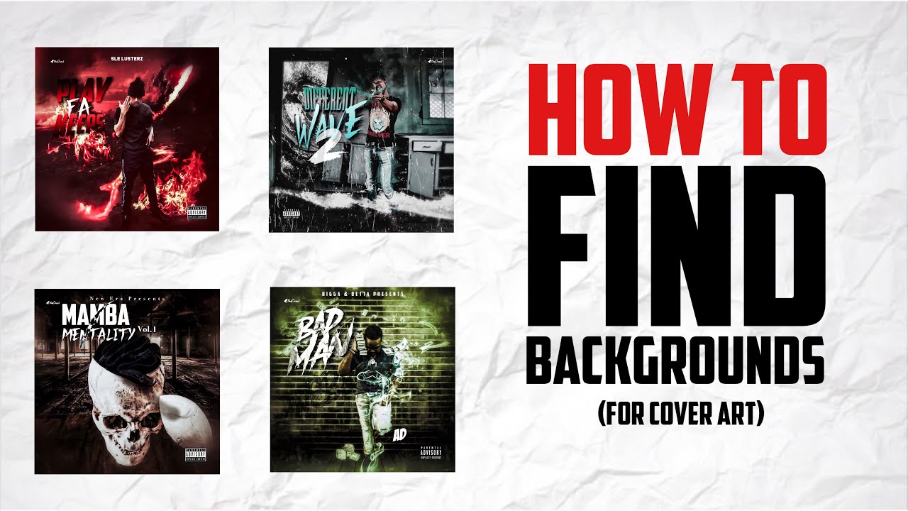 How to find backgrounds for your cover art | artworks| tutorial | - YouTube