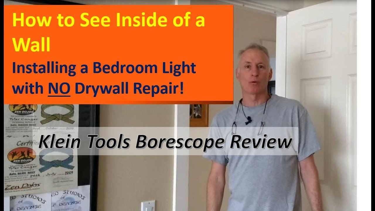How to See Inside a Wall - Klein Tools VideoScope Review - YouTube
